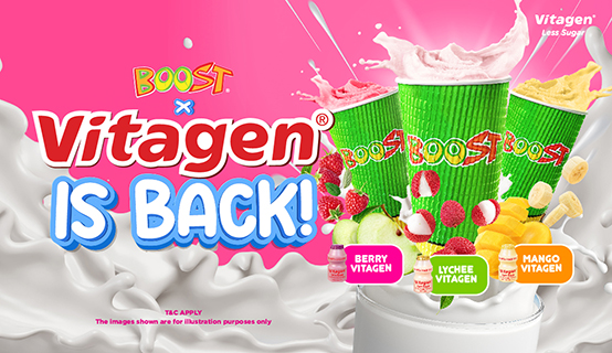 VITAGEN is back! - Boost Juice
